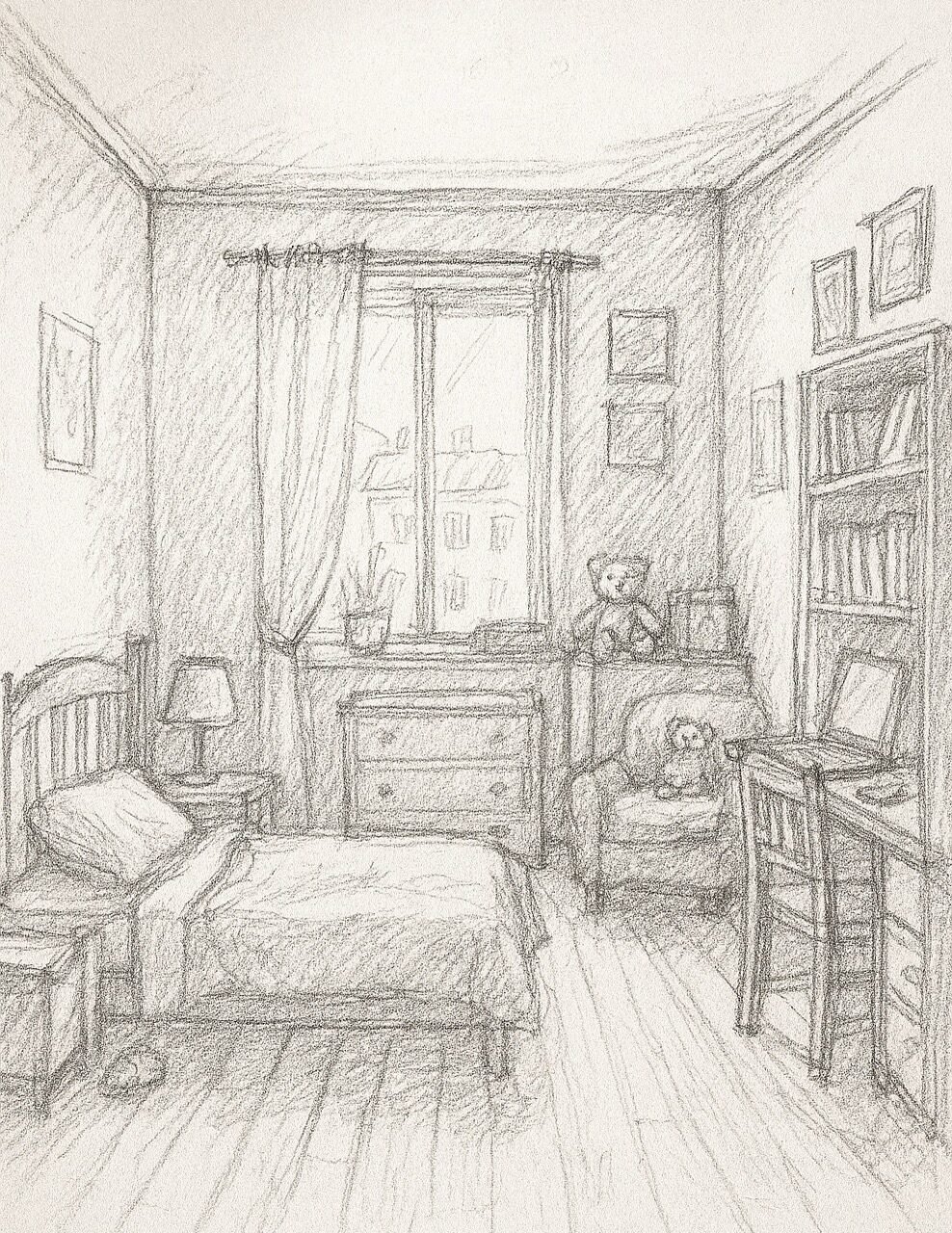 Draw the Inside of Your Room | Sketch For Hours | Sketchbooks.org